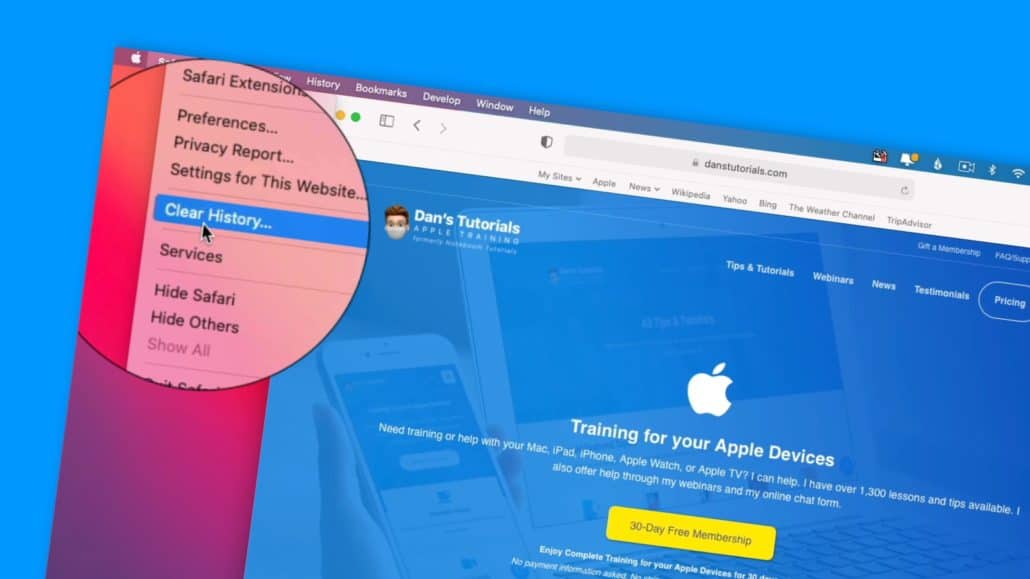 Clear your History - Dans Tutorials