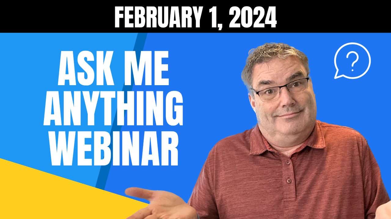 Ask Me Anything Webinar - Dans Tutorials
